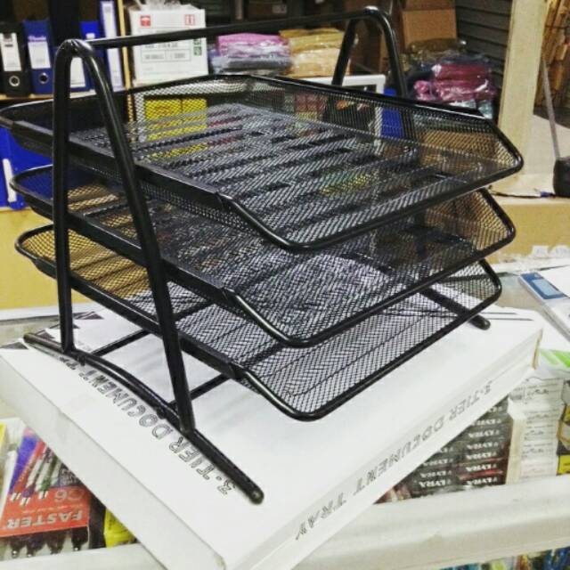 Rak Surat Besi 3 susun Document Organizer | Shopee Indonesia