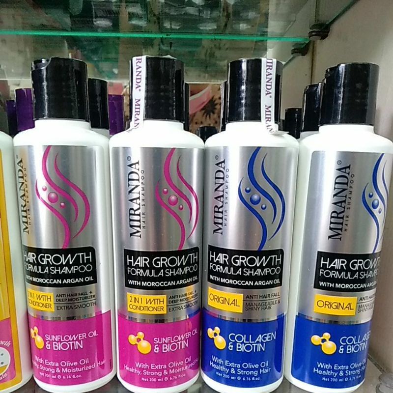 Jual MIRANDA SHAMPOO KUDA HAIR GROWTH ORIGINAL/ 2 IN 1 200ML | Shopee ...
