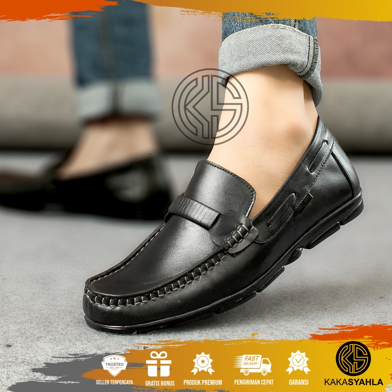 Jual KS x ZAVA - Sepatu Gereja Cowok Kulit Sapi Asli Garut Kondangan ...