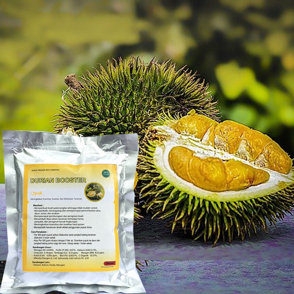 Jual Pupuk Organik Booster Durian Perangsang Buah Serbuk Terbaik Ampuh Agar Cepat Berbuah Lebat ...