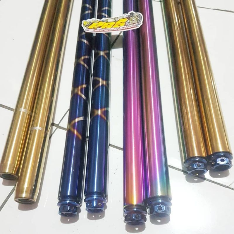 Jual as shock 26 sonic fu satriaf ninja drag gold rainbow | Shopee ...
