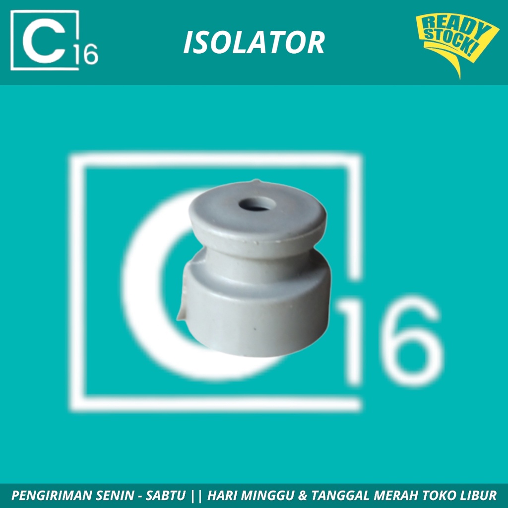 Jual Isolator Instalasi Listrik Abu-Abu Termurah Indonesia|Shopee Indonesia