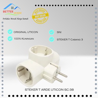 Jual Steker T Arde Multi Plug steker cabang 3 Uticon SC38 Indonesia ...