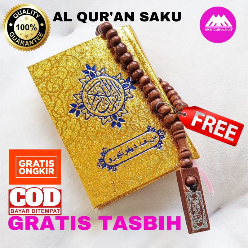 Jual AL QURAN MINI SAKU FREE TASBIH TERMURAH - AL QURAN KECIL SAKU ...
