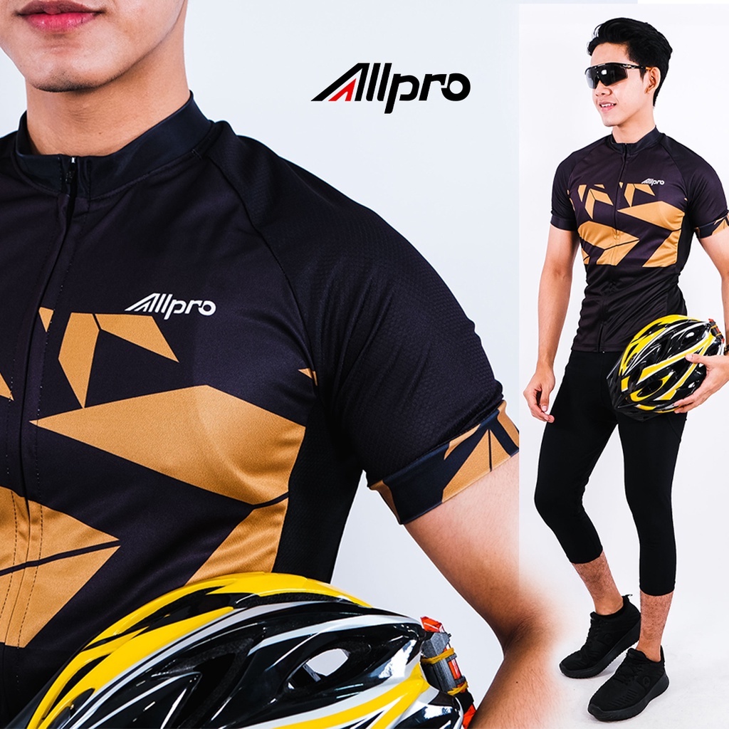 Jual ALLPRO Kaos Jersey Gowes Roadbike Seri CCL GoldArrow | Shopee Indonesia