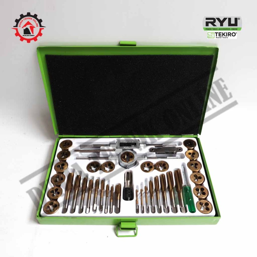Jual TEKIRO Hand Taps And Dies Set 40 Pcs Tap Set dan Snei 40 Pcs ...