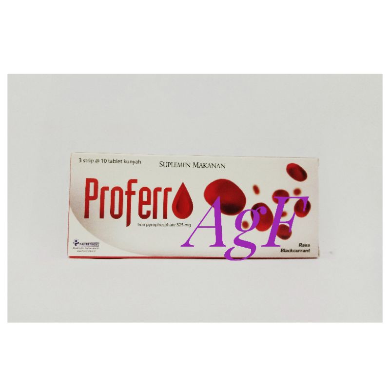Jual Proferro Tab Kunyah isi 30 (Fahrenheit) | Shopee Indonesia