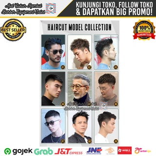 Jual Poster Model Rambut Terbaru Barber Model Pangkas Rambut Barbershop ...