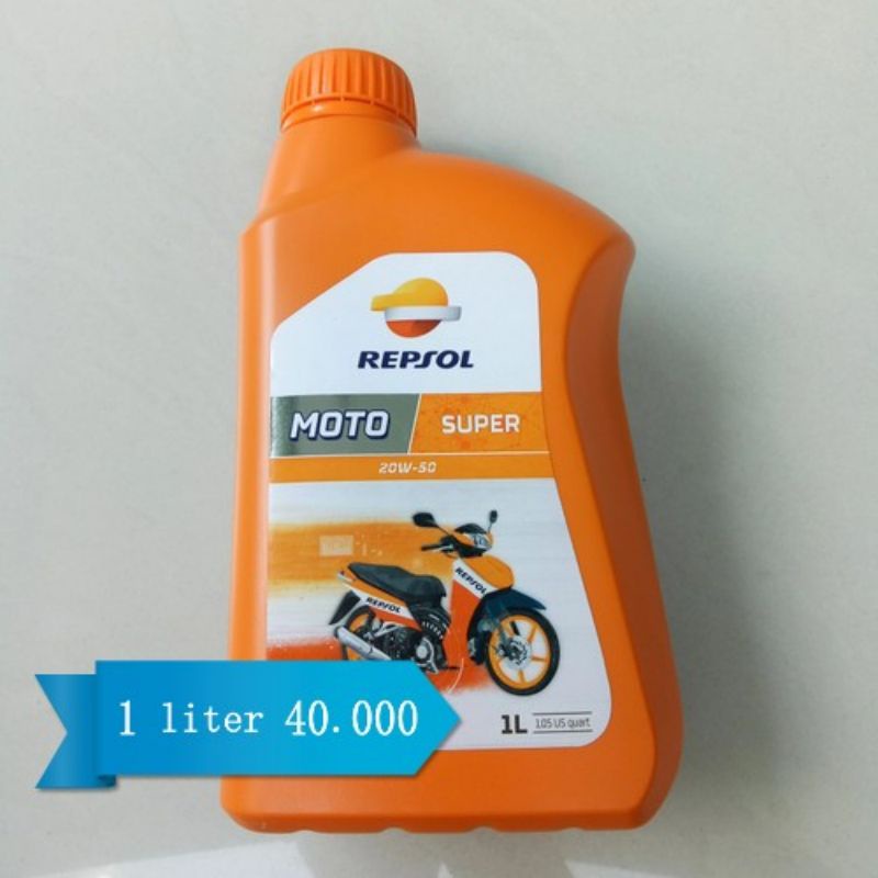 Jual REPSOL MOTO SUPER 1 LITER 1L (khusus pulau jawa) | Shopee Indonesia
