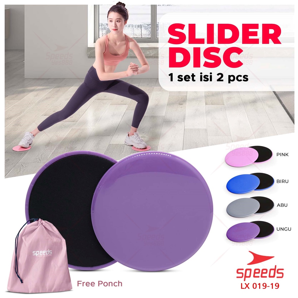 Jual SPEEDS Sliding Disc Alat Fitness Olahraga Portabel Piringan Gesek ...