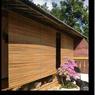Jual 7NA Tirai Outdoor Anti Air dan Tahan Panas tirai bambu sawit keray ...