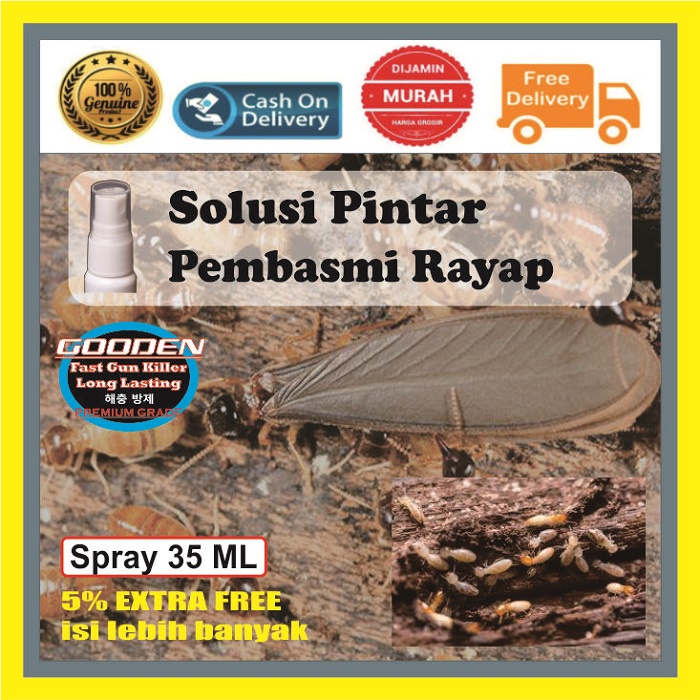 Jual Obat Anti Rayap Semprot Kayu, Cairan Racun Pembasmi Pengusir Rayap ...