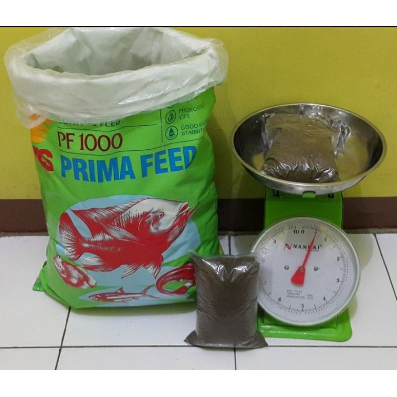 Jual PF 1000 Prima Feed Pf1000 Repack 1kg Pakan Benih Ikan Indonesia ...