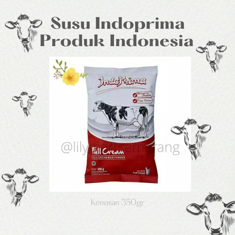 Jual Susu Indoprima FULL CREAM 350gr | Shopee Indonesia