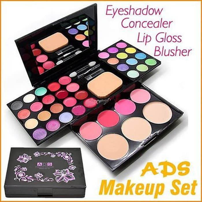 Jual Eyeshadow ADS Fashion Colors Make Up Kit | Shopee Indonesia