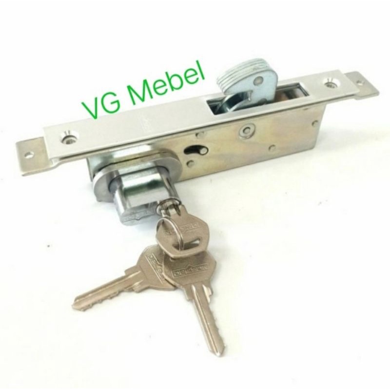 Jual Kunci pintu sliding almini - Body kunci pintu geser Aluminium ...