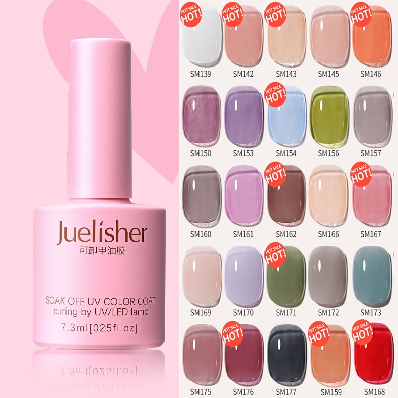 Jual JUELISHER uv soak off gel polish 7.3ml kutek gel polish cat eyes mata kucing / Kutek / Cat ...