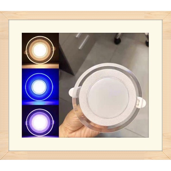 Jual LAMPU DOWNLIGHT LED 3 WARNA 6WATT/ KUNING BIRU UNGU / PUTIH KUNING ...