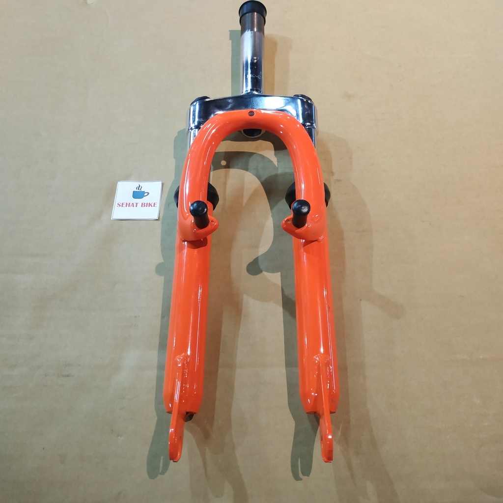 Jual Fork Suspension Sepeda Zoom V-Brake ukuran 20" Jenis Drat Orange ...