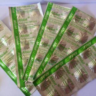 Jual AFOLAT Asam Folat 400 mcg dan ANELAT 1000 mcg 1 strip 10 tablet ...