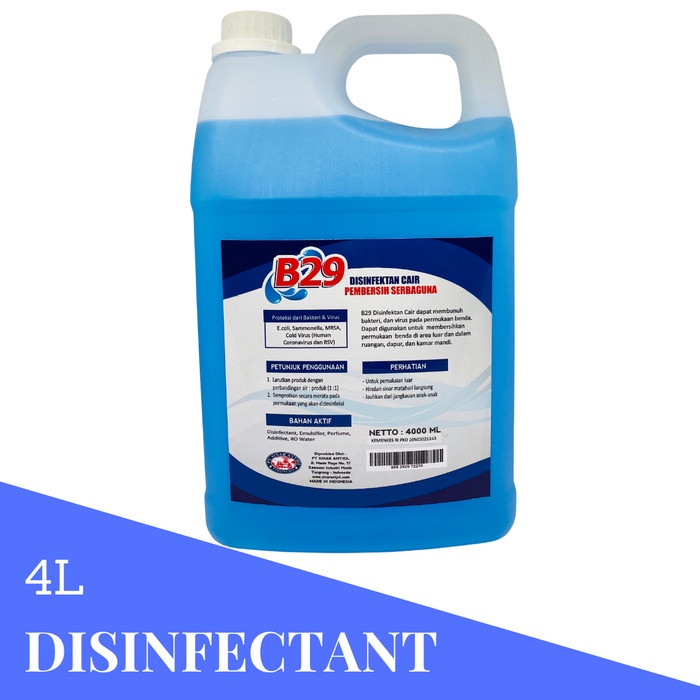 Jual LAINNYA- B29 DISINFEKTAN CAIR PEMBERSIH SERBAGUNA 4 LITER -LAINNYA ...