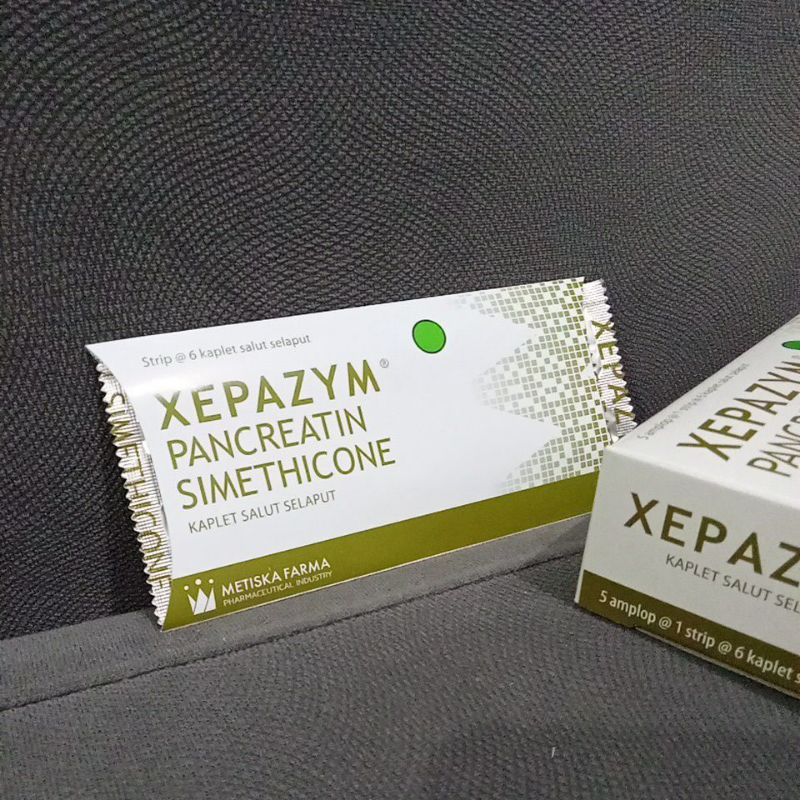 Jual XEPAZYM Pancreatin dan Simethicon untuk perut kembung karena ...