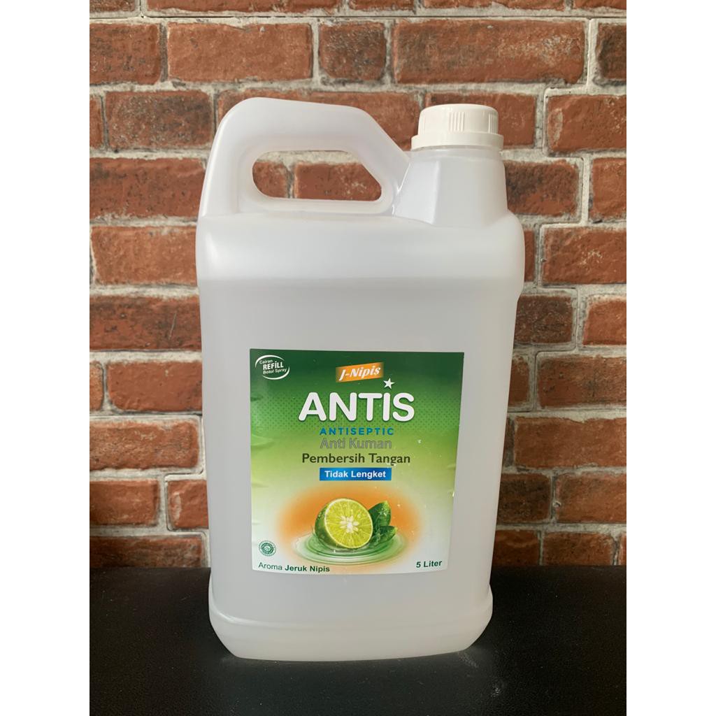 Jual Refill Antis Antiseptic jeruk Nipis / Handsanitizer Antis ...