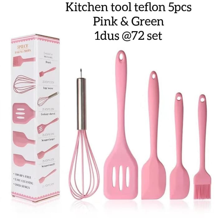 Jual satu set alata masak teflon isi 5 pcs | Shopee Indonesia