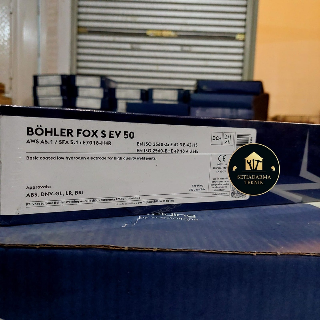 Jual KAWAT LAS BOHLER FOX S EV50 4MM | Shopee Indonesia