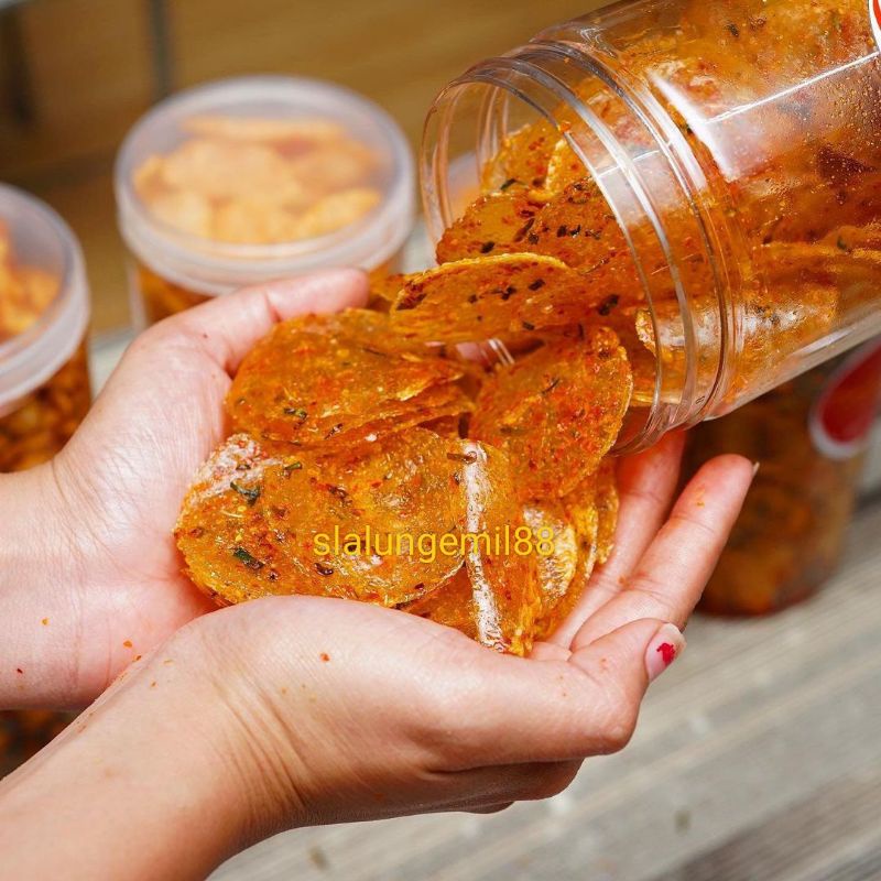 Jual Kripca keripik kaca extra pedas 1kg | Shopee Indonesia