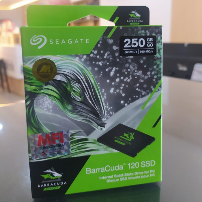 Jual SSD Seagate Barracuda 250GB 2,5" SATA, Original, Garansi 5 Tahun ...