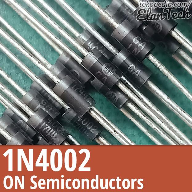 Jual 1N4002 Diode ON Semi 1N 4002 Dioda substitusi 1N4001 elant33 Ayo ...
