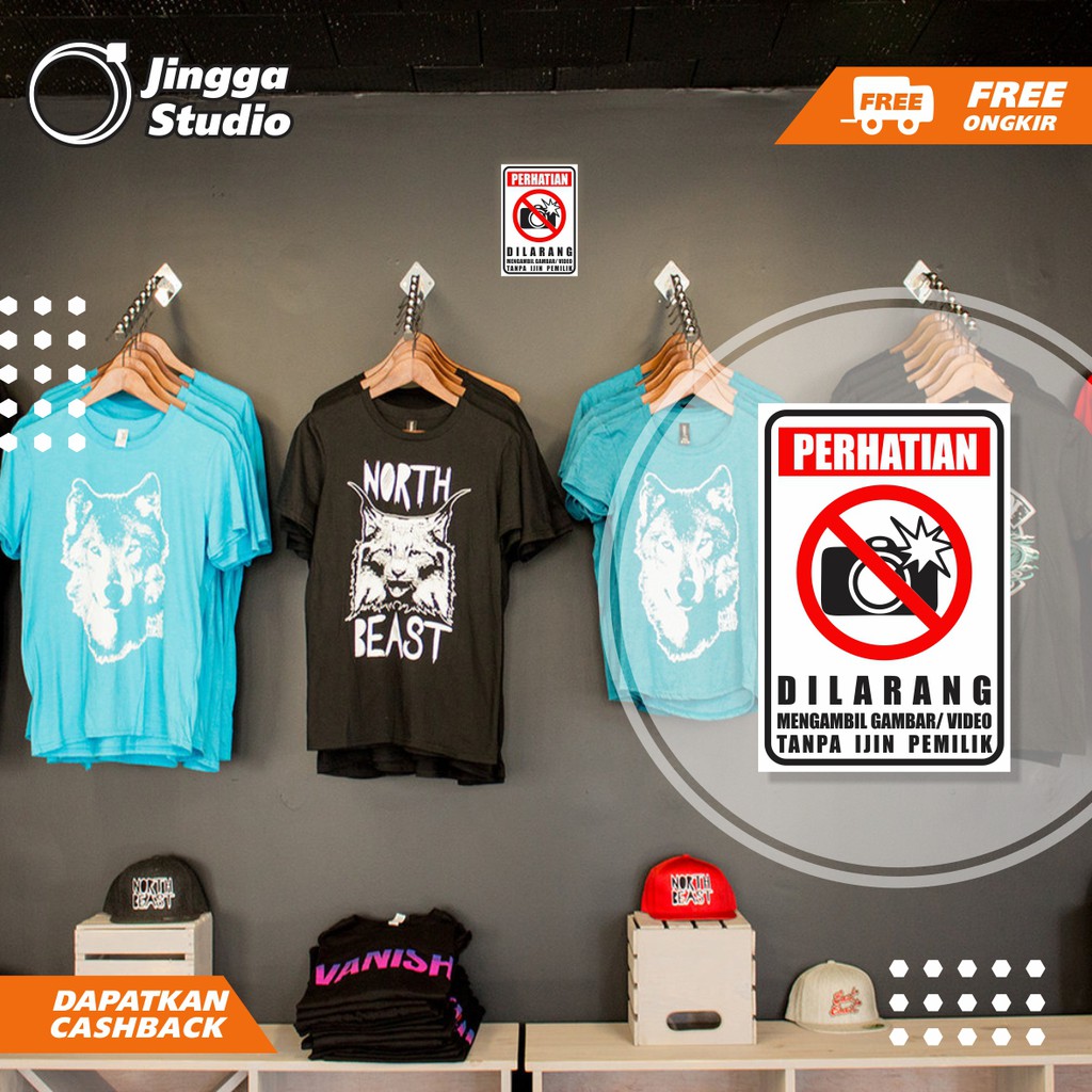 Jual Sticker dilarang memotret - Stiker larangan memotret | Shopee ...