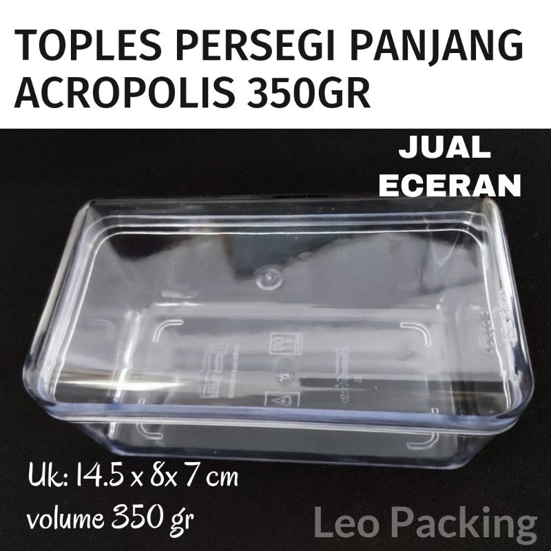 Jual Toples Persegi Panjang Kue Kering ACROPOLIS 350 gr | Shopee Indonesia