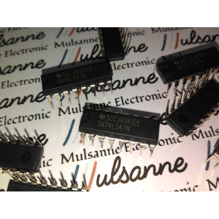 Jual BCD To 7-Segment Decoder Driver SN74LS47 SN 74LS47 | Shopee Indonesia