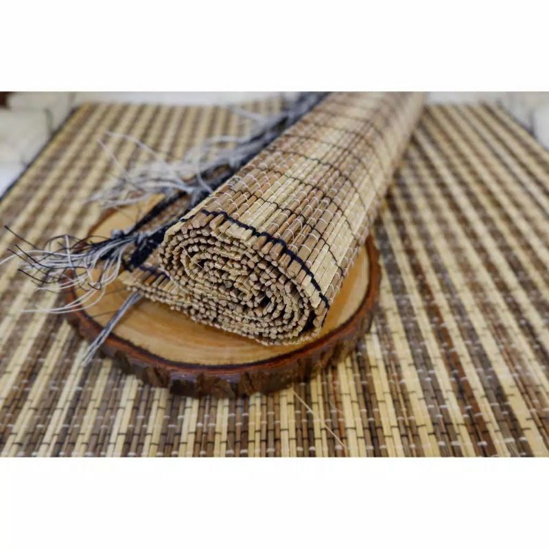 Jual PHOTOPROPS / PROPERTI FOTO - PLACEMATE ANYAMAN BAMBU / ALAS BAMBU ...