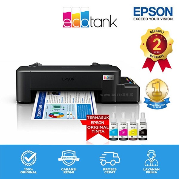 Jual Printer Epson L121 Eco Tank Print Only | By Astikom | Shopee Indonesia