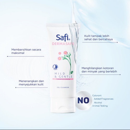 Jual Safi Dermasafe Gel Cleanser 100g | Shopee Indonesia
