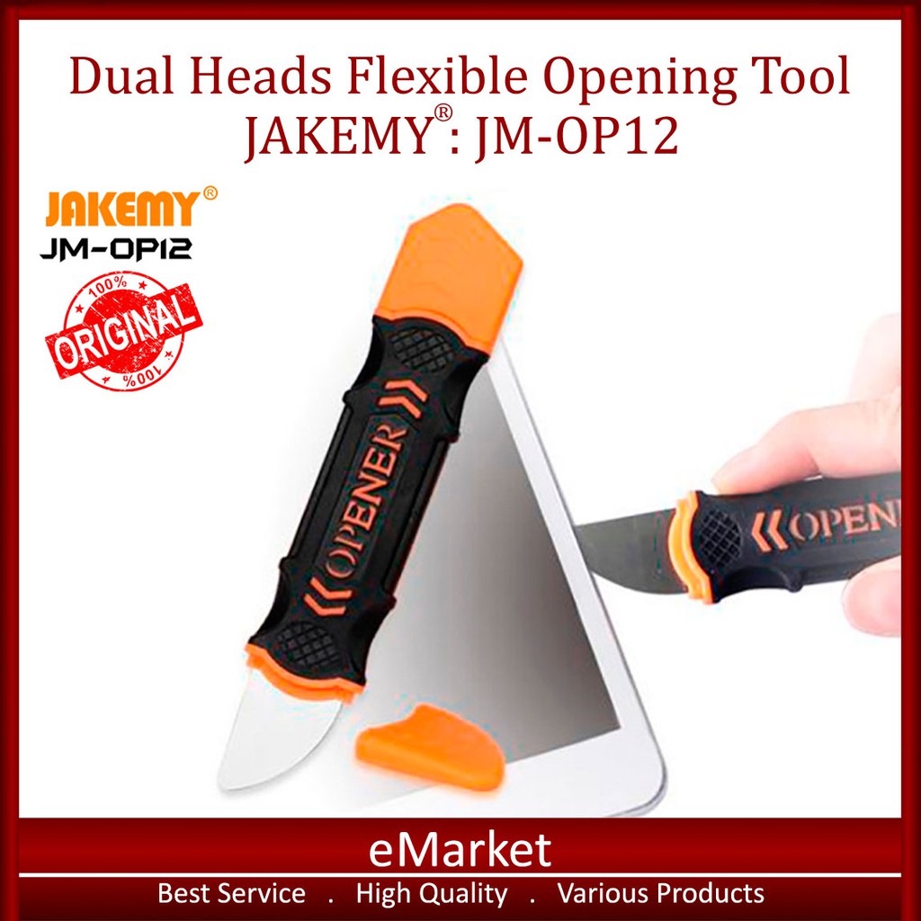 Jual Opening Tool JAKEMY JM-OP12 ORIGINAL / Congkelan LCD / Dual Head ...