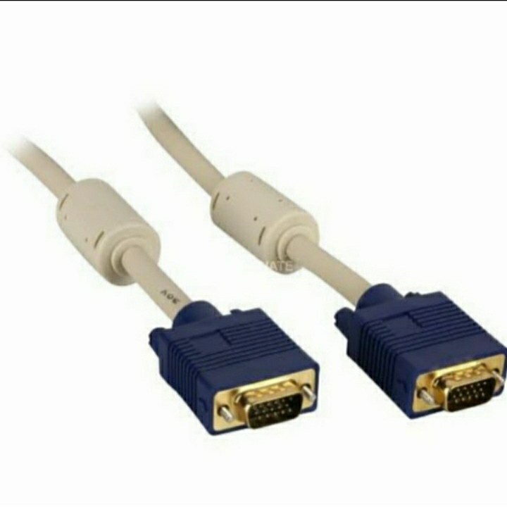 Jual Kabel VGA Gold plated 1,5m Nyk / kabel VGA gold / kabel VGA 1,5meter | Shopee Indonesia
