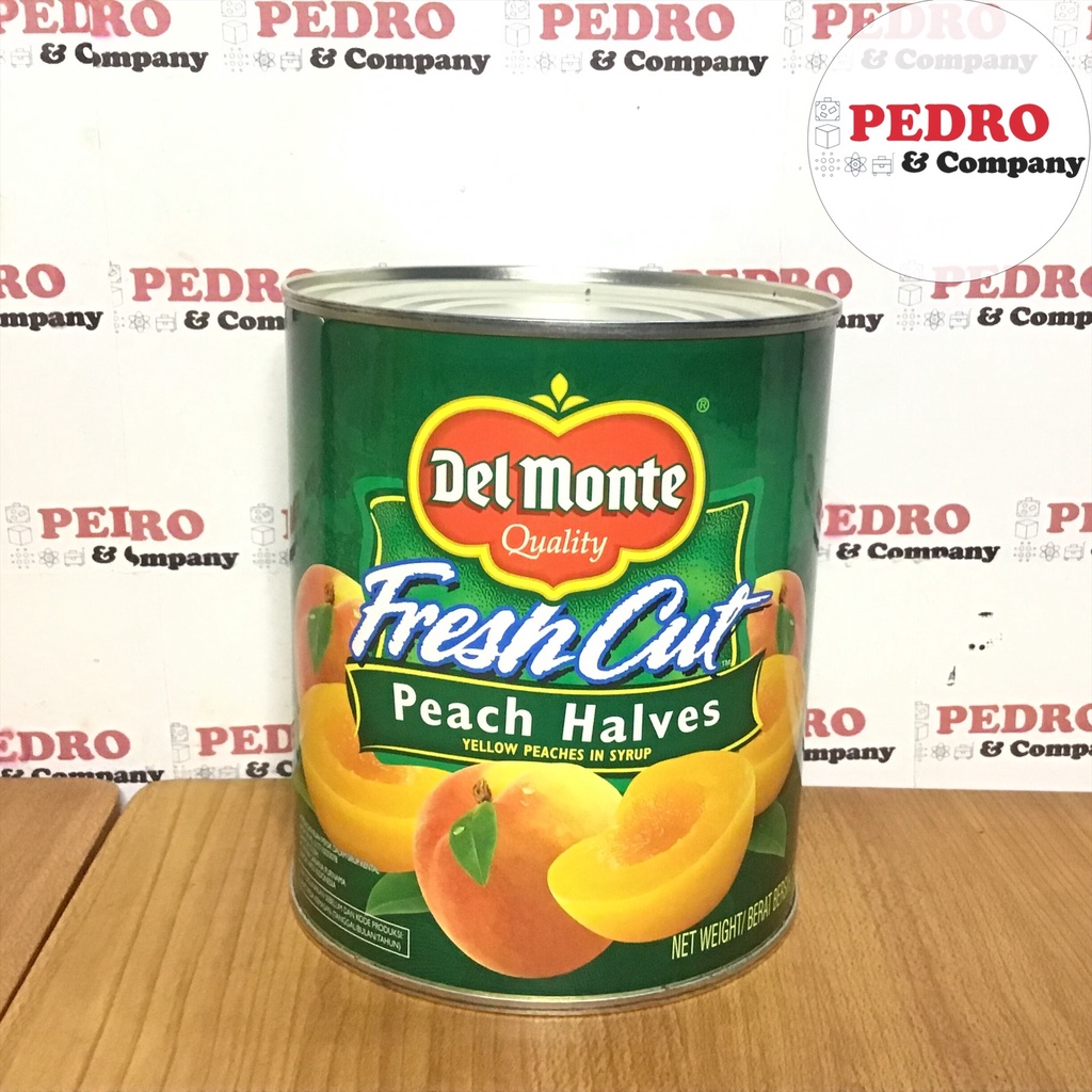 Jual Del Monte - Fresh cut peach halves/ buah peach kaleng (825 gr ...