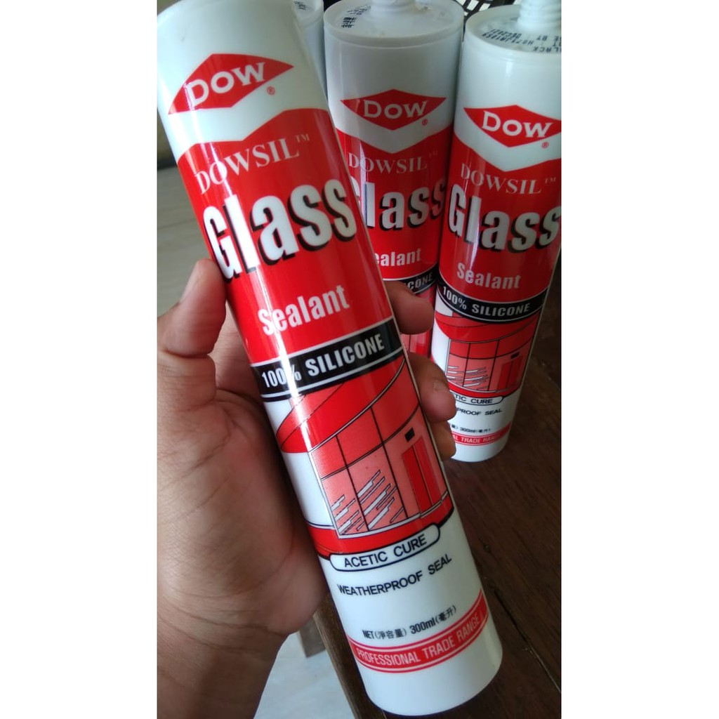Jual dowsil dow corning asam lem kaca silicone sealant | Shopee Indonesia