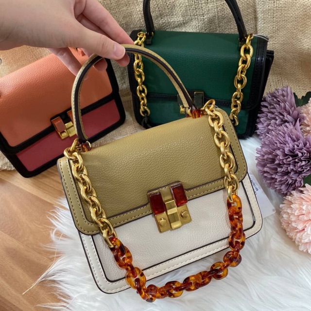 Jual TAS CHARLESNKEITH CK 2 TONE STONE | Shopee Indonesia