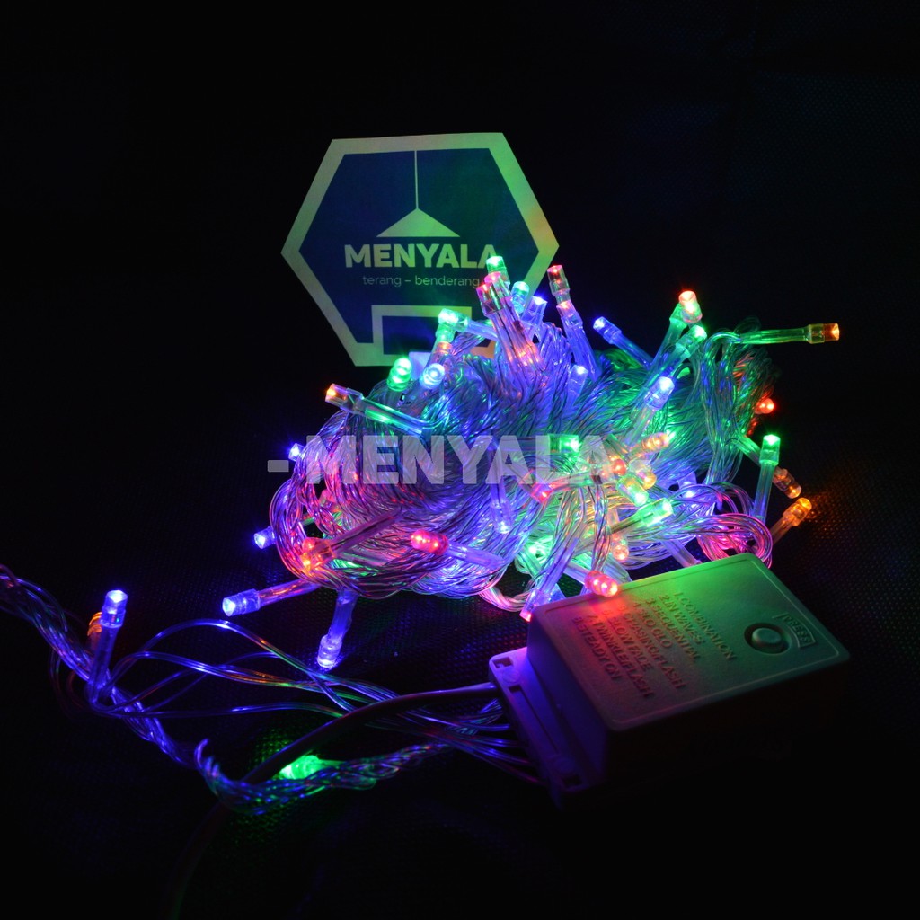 Jual Tumblr Lamp Rainbow 10m 100LED - Lampu Natal - String Light ...