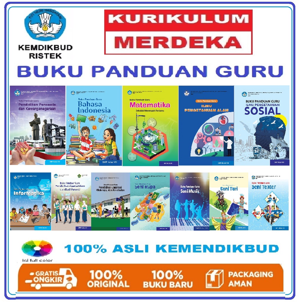 Jual diskon BUKU PANDUAN GURU / BUKU GURU SMP / MTS Kelas 8 Kurikulum Merdeka | Shopee Indonesia