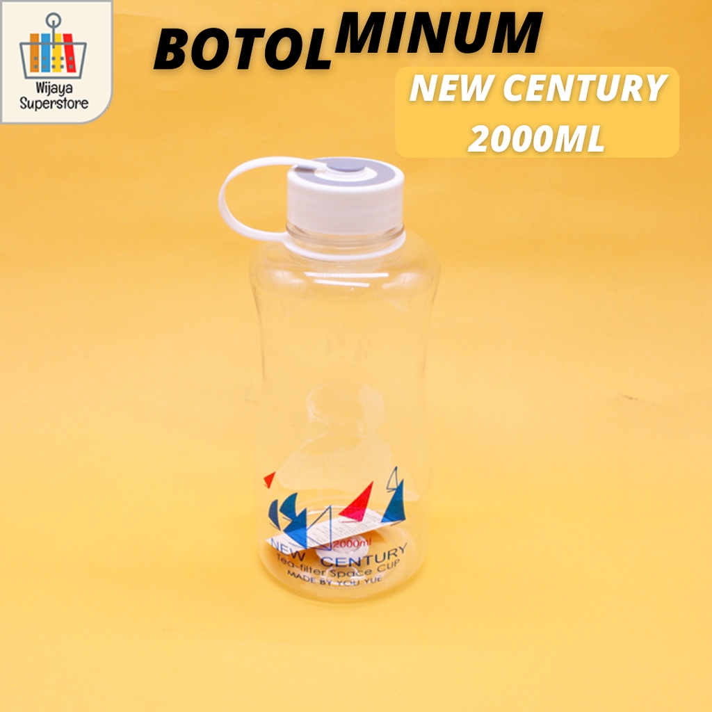 Jual Botol Minum Jumbo 2 Liter - Tempat Air Minum 2000 Ml Besar - Botol ...