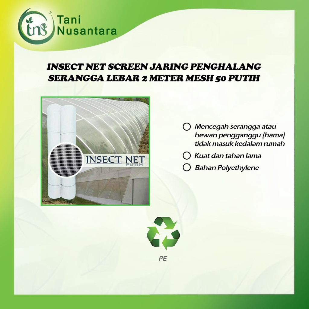 Jual Eceran Insect Screen Net . Jaring Kasa Mesh Anti Nyamuk dan Hama ...