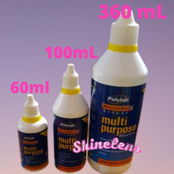 Jual Cairan Softlens Polylab Multi-Purpose Solution | Air Soflen Pembersih Softlen Rendam Soft ...