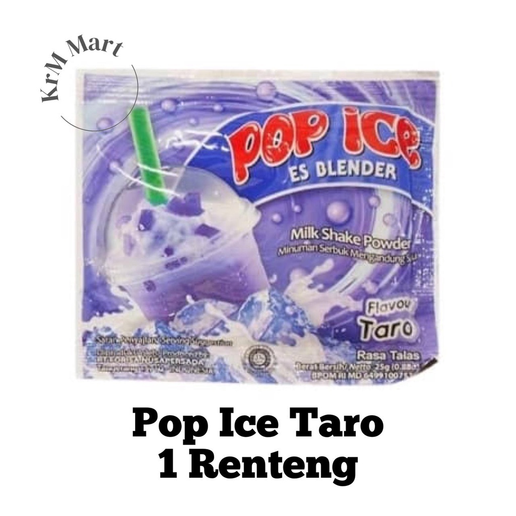 Jual Pop Ice Taro 1 renteng renceng | Shopee Indonesia