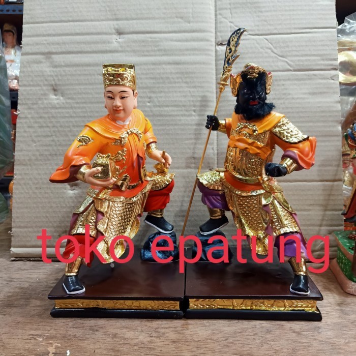 Jual patung dewa tiu cong/ kwan ping /pengawal kwan kung - 12 inch ...